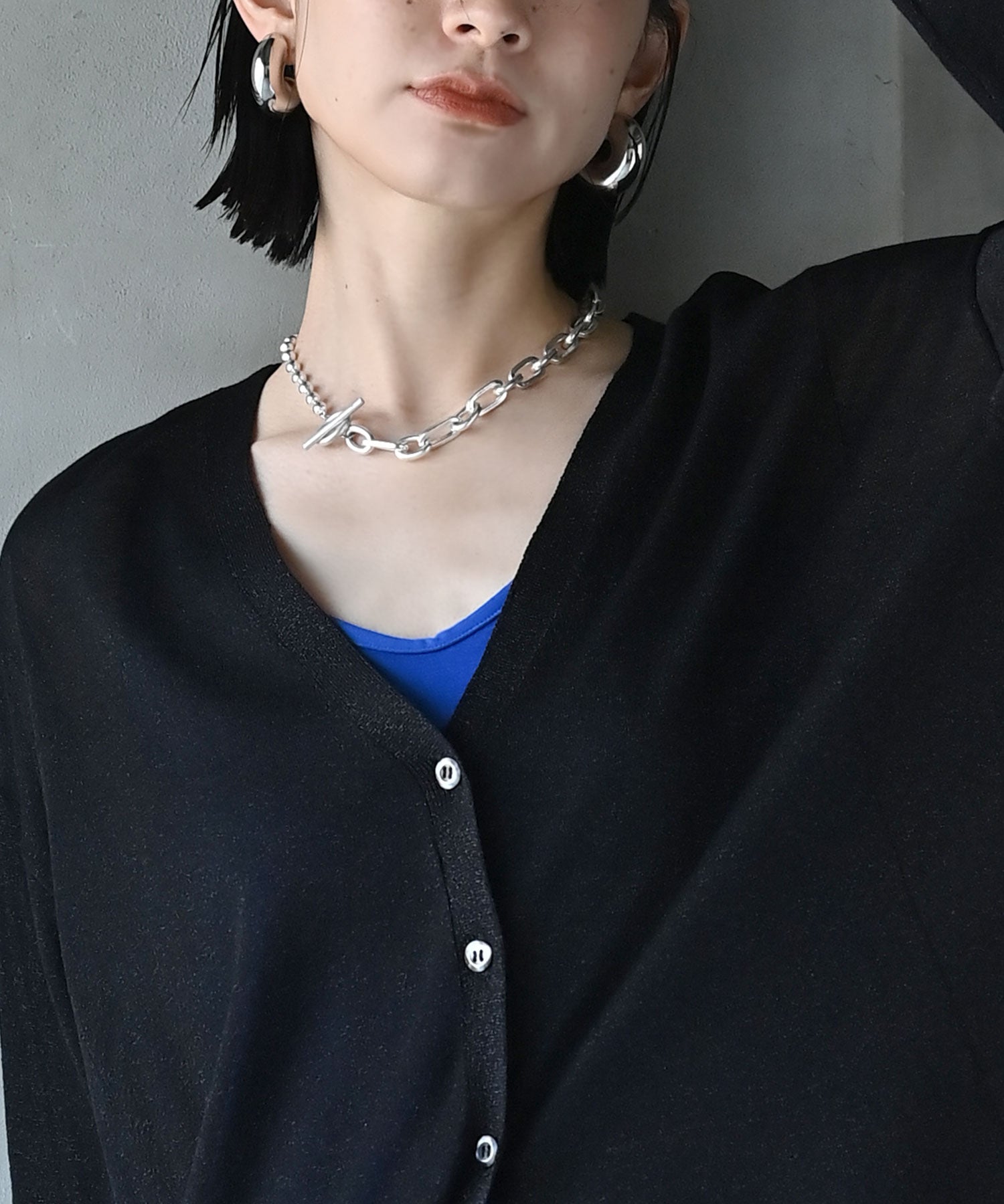 ボール×チェーンネックレス – funda mine